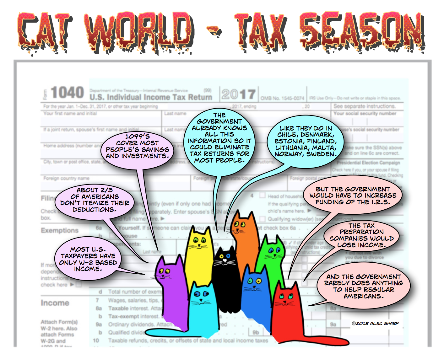 Tax Season | Cat World