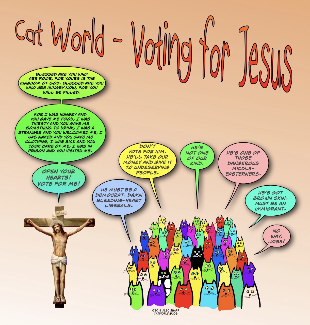 Voting for Jesus | Cat World