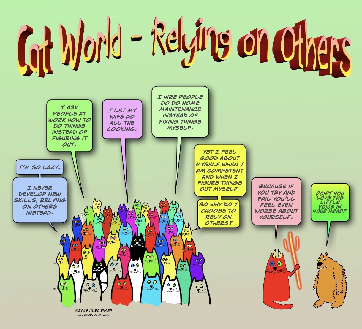 Relying on Others | Cat World