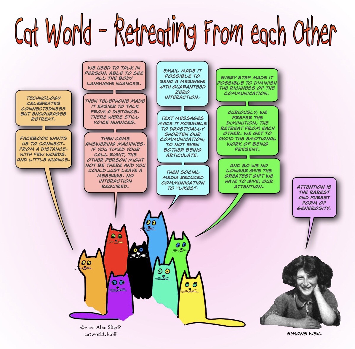 Retreating From Each Other | Cat World