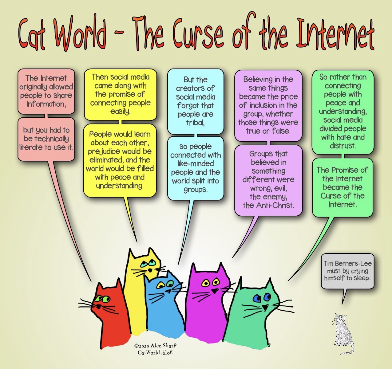 The Curse of the Internet | Cat World