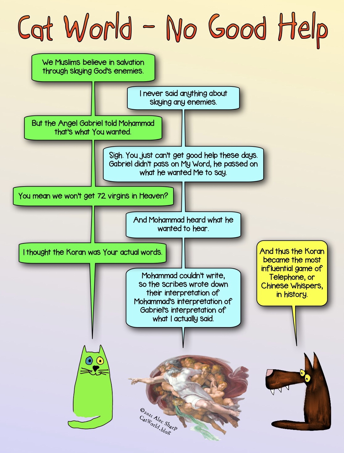 No Good Help | Cat World