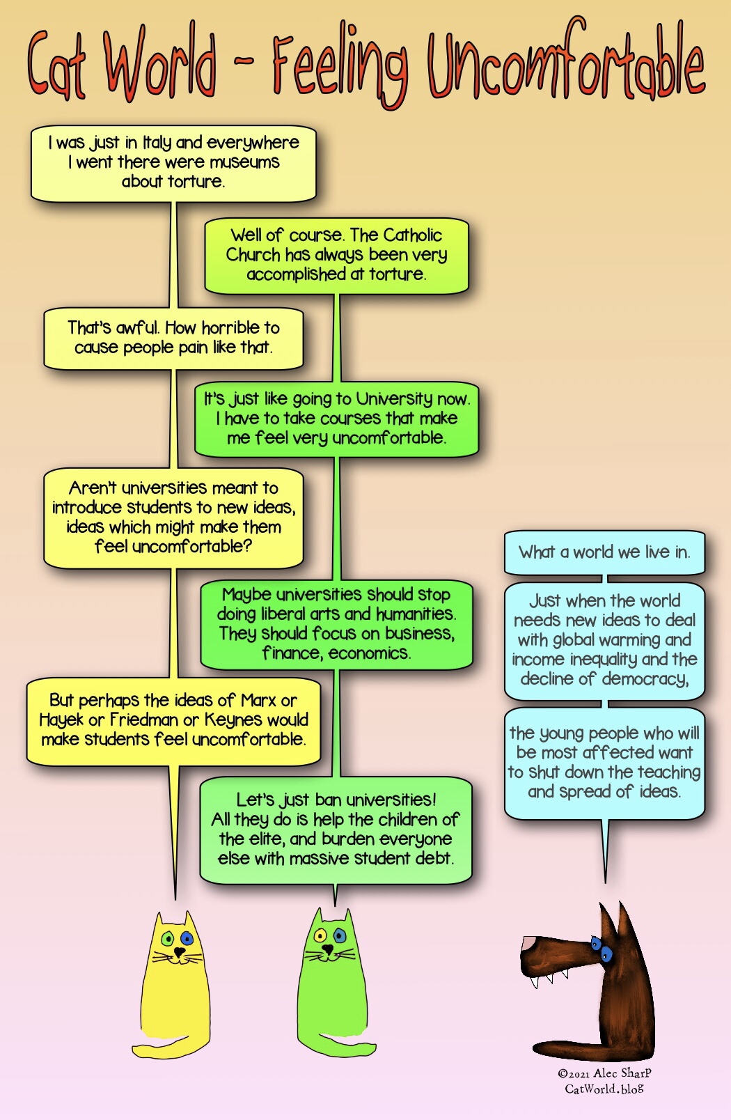 Feeling Uncomfortable | Cat World