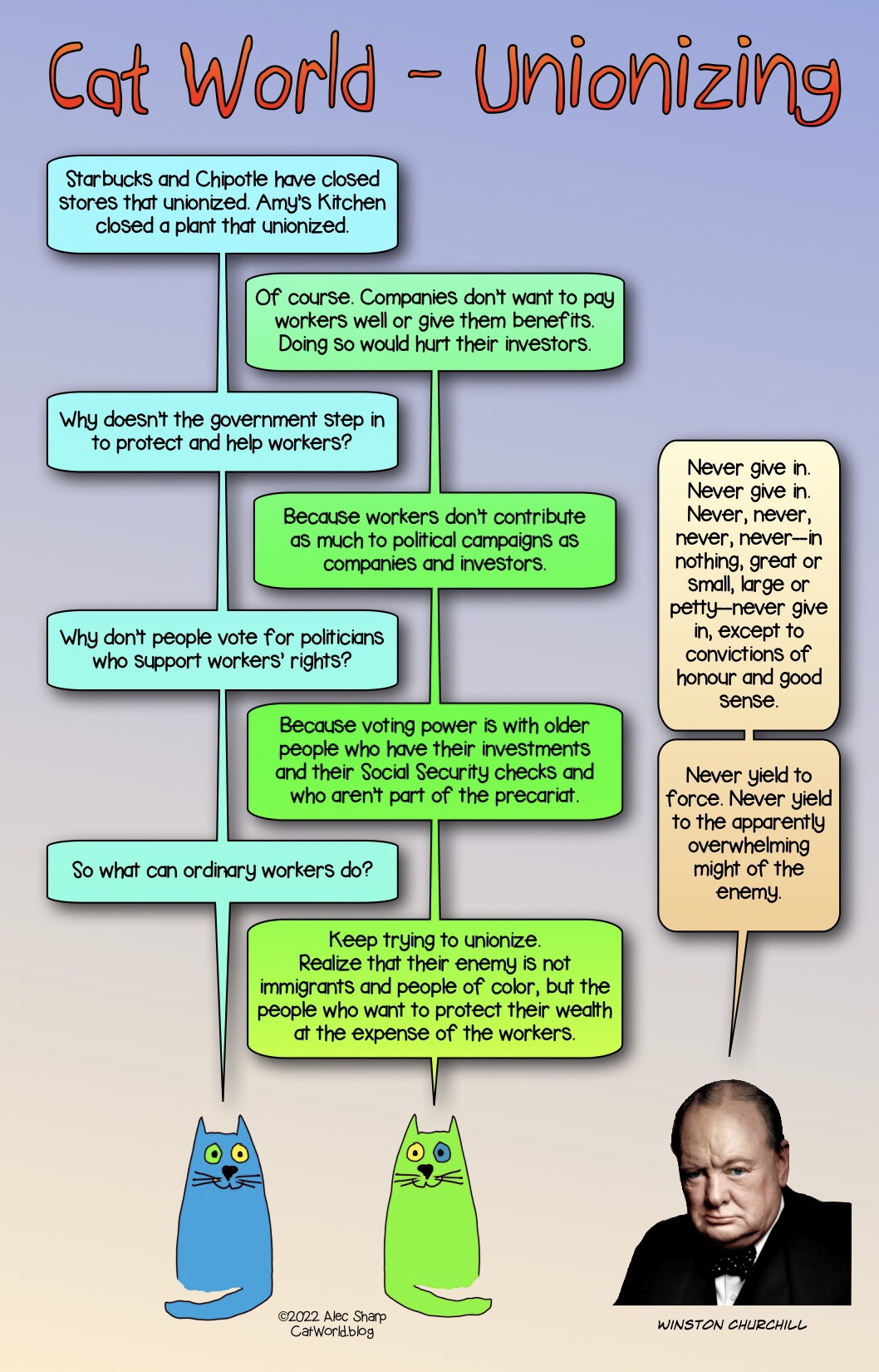 Unionizing | Cat World