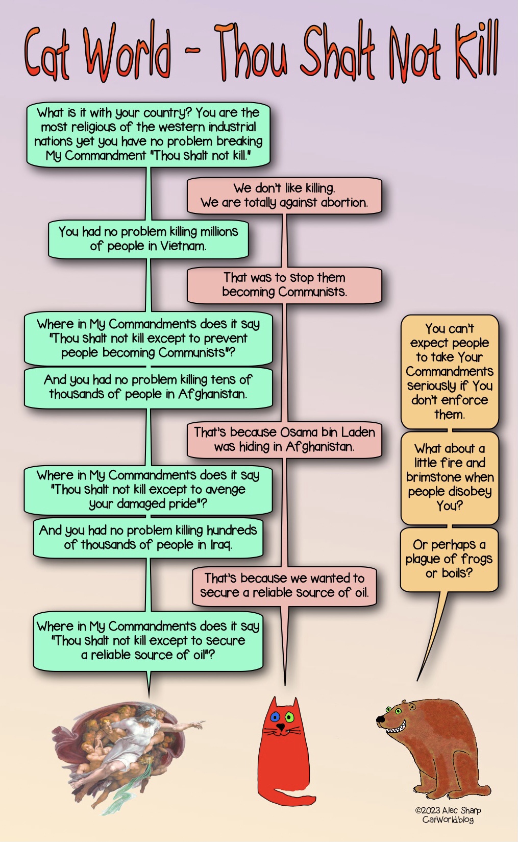Thou Shalt Not Kill | Cat World