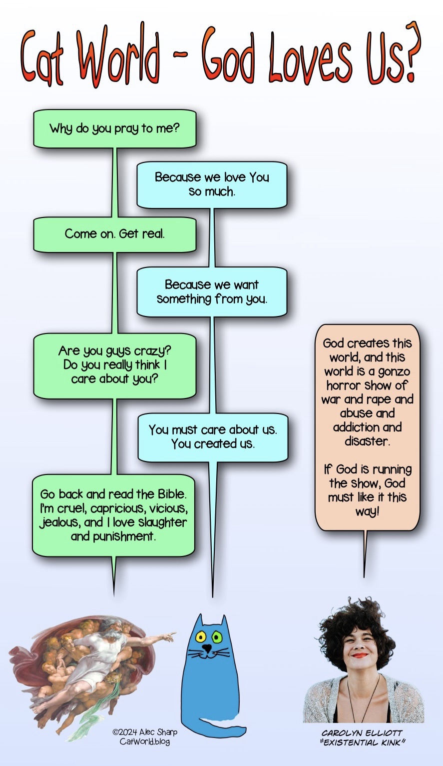 God Loves Us Cat World